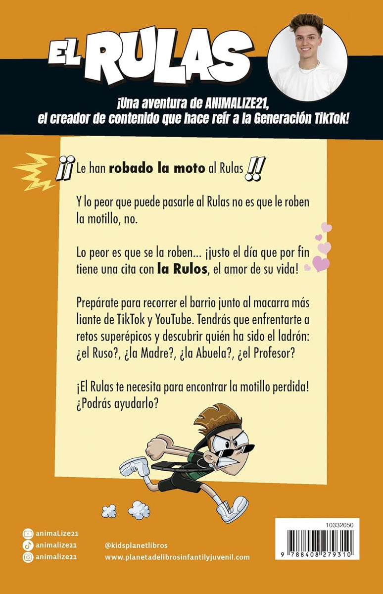 Libro 1 - El Rulas y la Motillo Perdida – Animalize21-Store